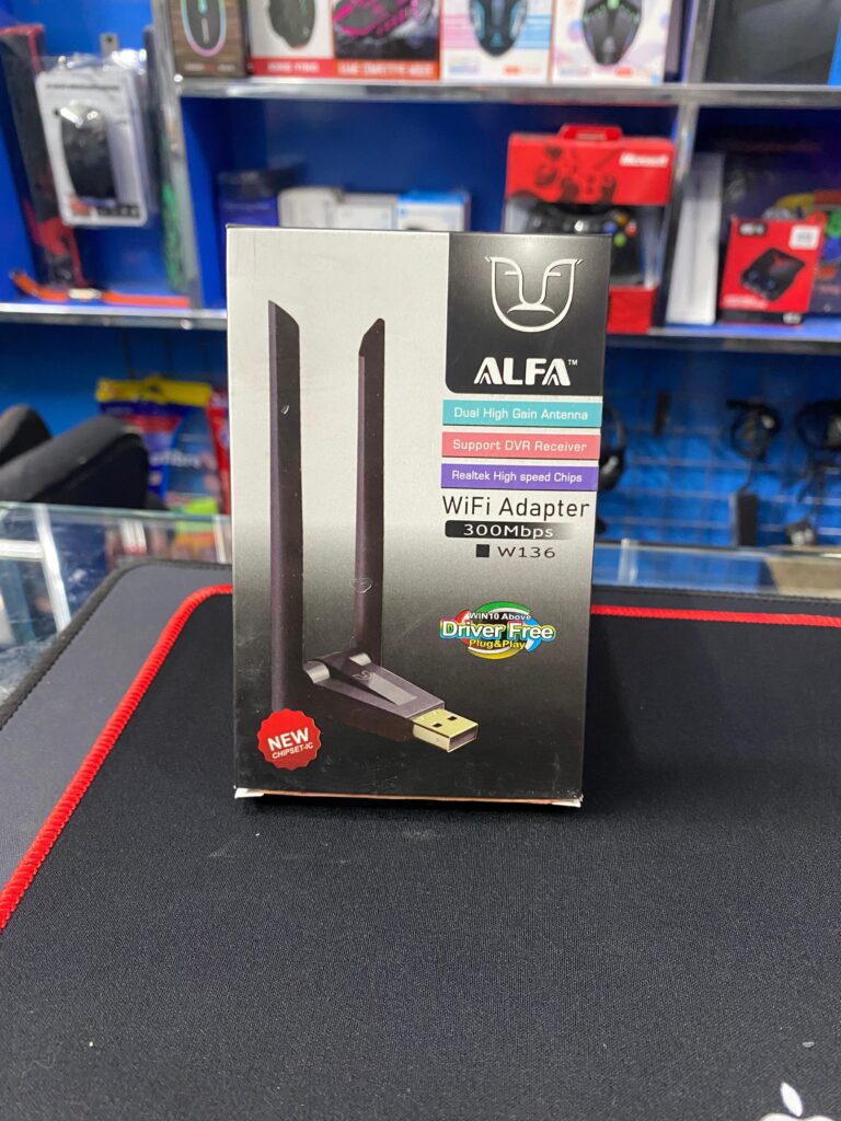 ALFA Dual Antenna Wi-Fi Adapter | USB Wireless Network Adapter ...